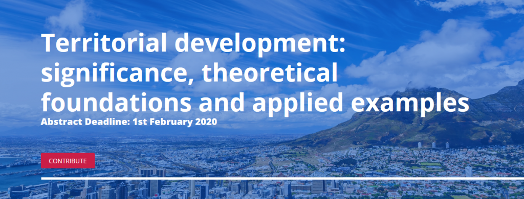 Call for Abstract- Territorial development: significance, theoretical ...